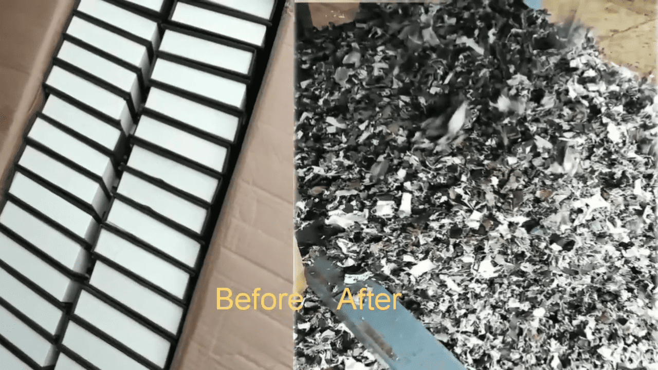Cardboard grinder machine - EZIPAC Cardboard Shredder
